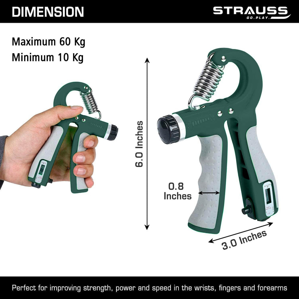Buy Adjustable Hand Grip with Smart Counter - Enhance Grip Strength ...